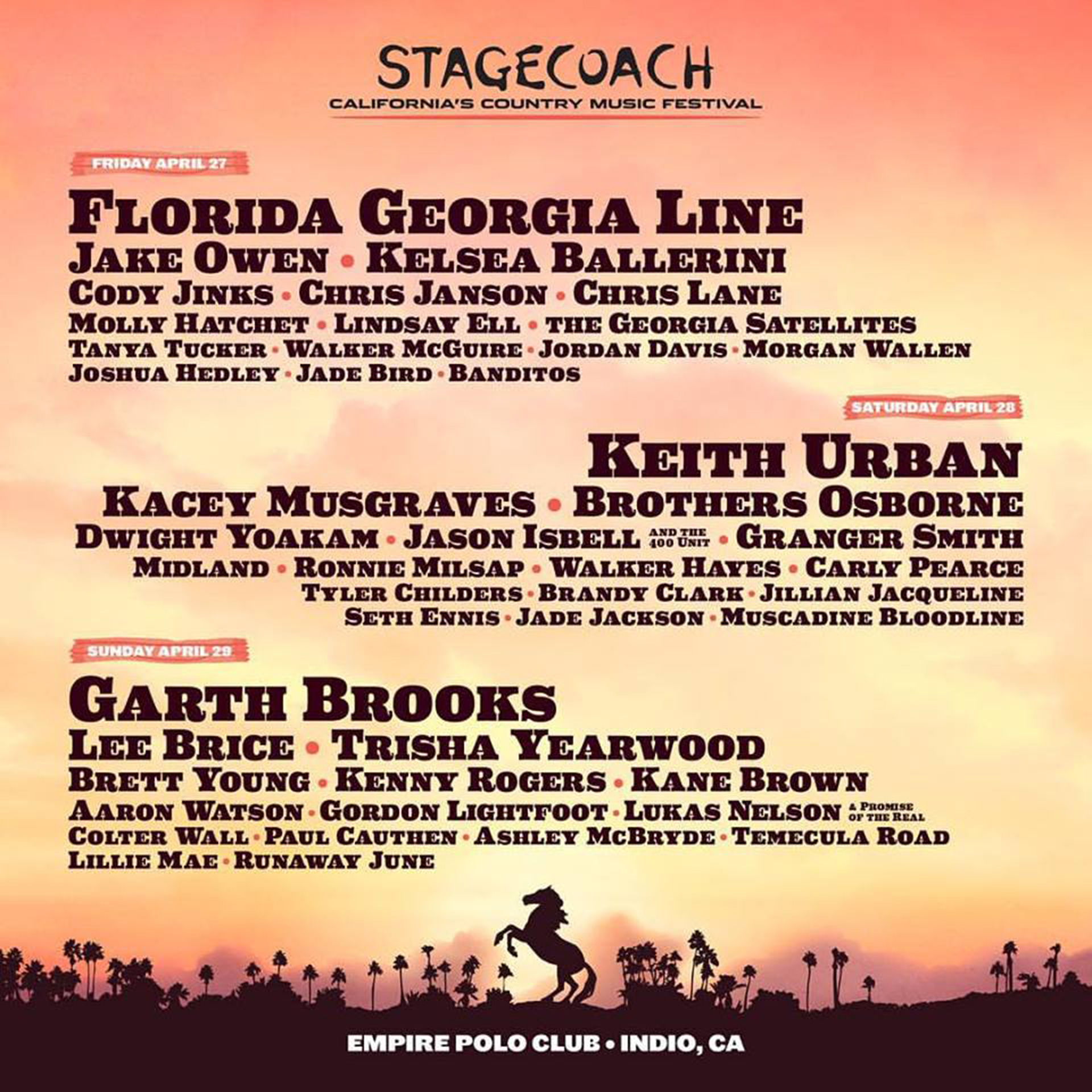 Stagecoach Is Back for 2018, and Bigger Than Ever - Golden State